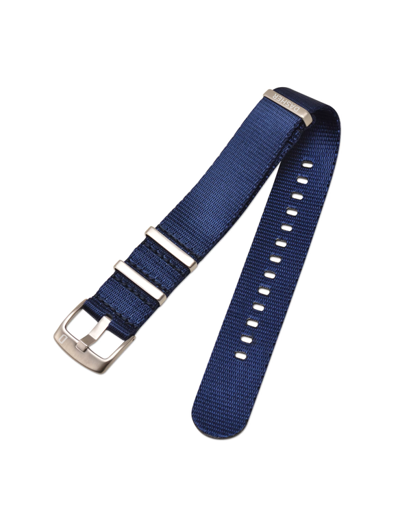 Classic Navy Blue Watch Strap 20mm | Dasher Watch Co.